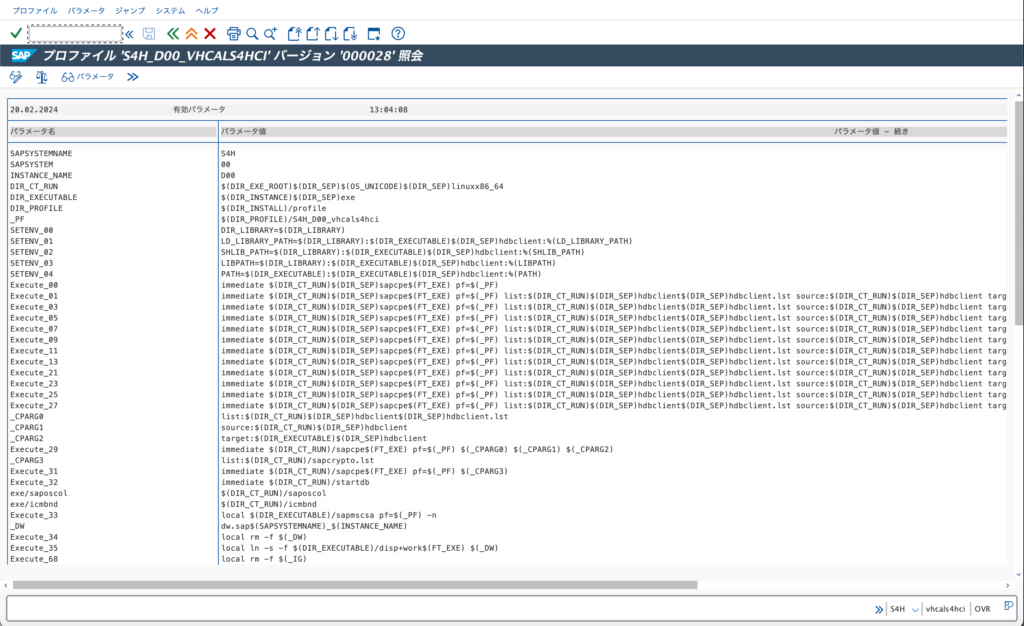 RZ10：プロファイルパラメータ更新 基礎編 | SAP Basis マニア