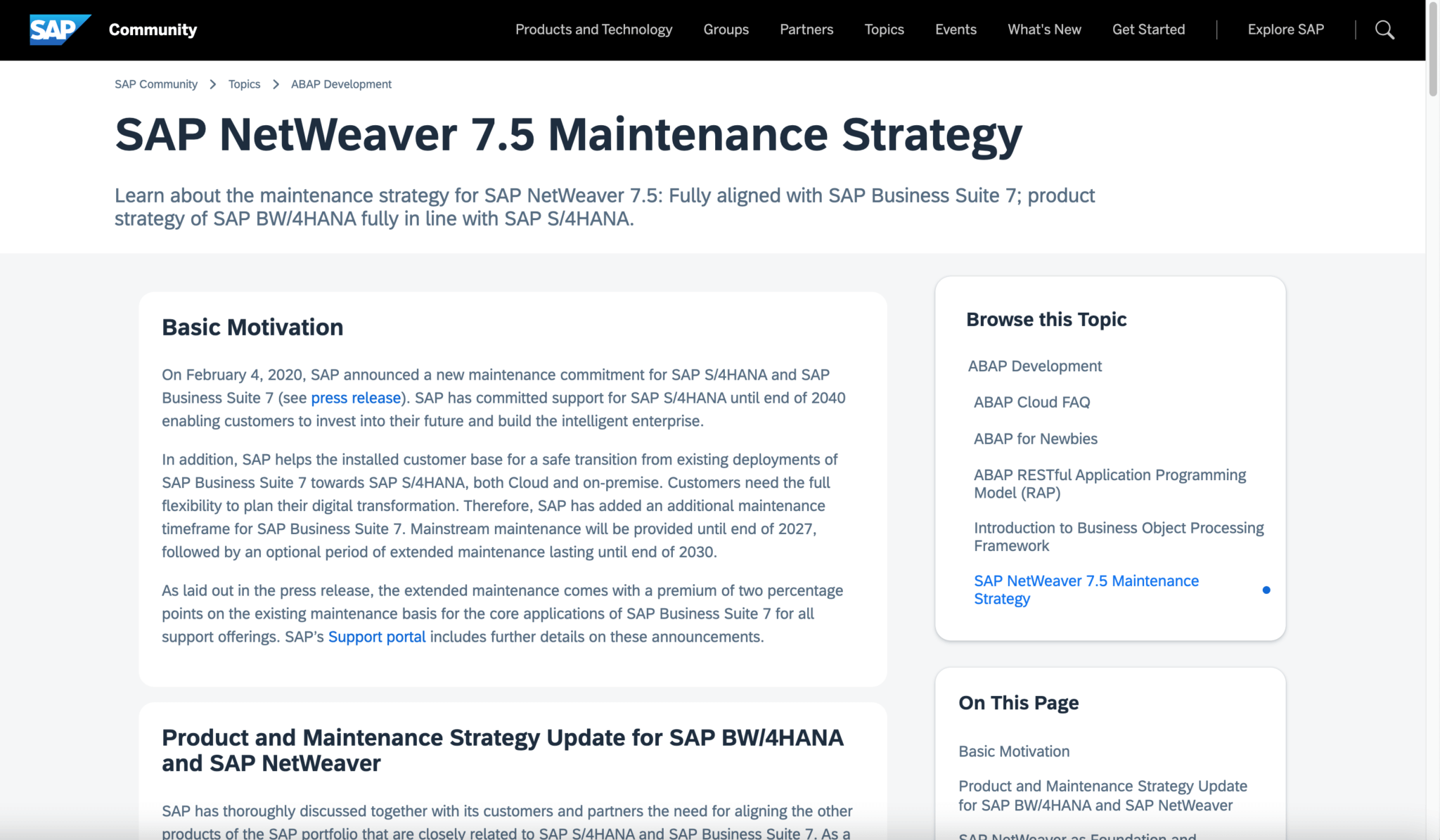 SAP関連のEOL(サポート保守期限)のWebサイトまとめ | SAP Basis マニア